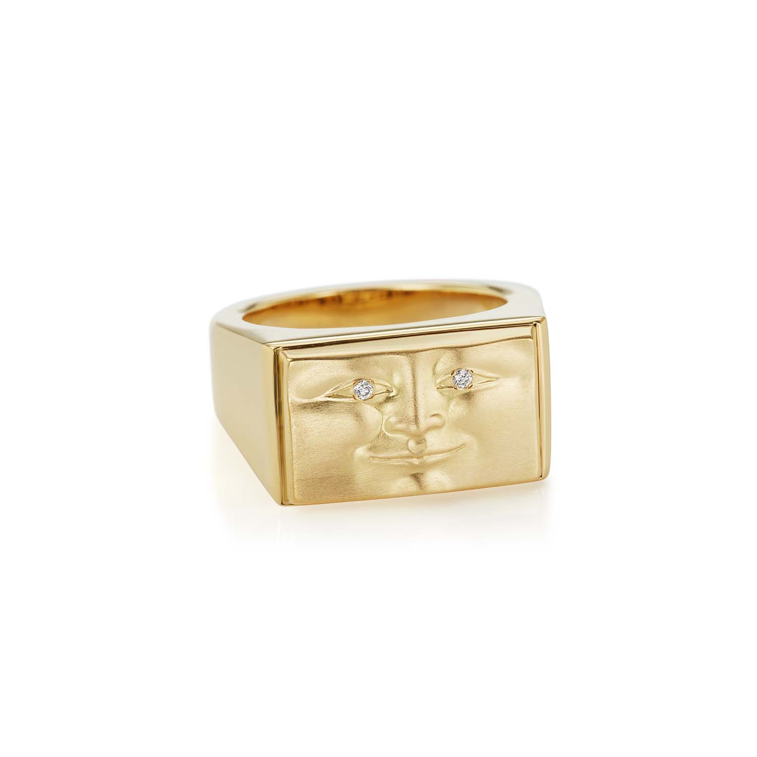 Brickface Signet Ring – Anthony Lent